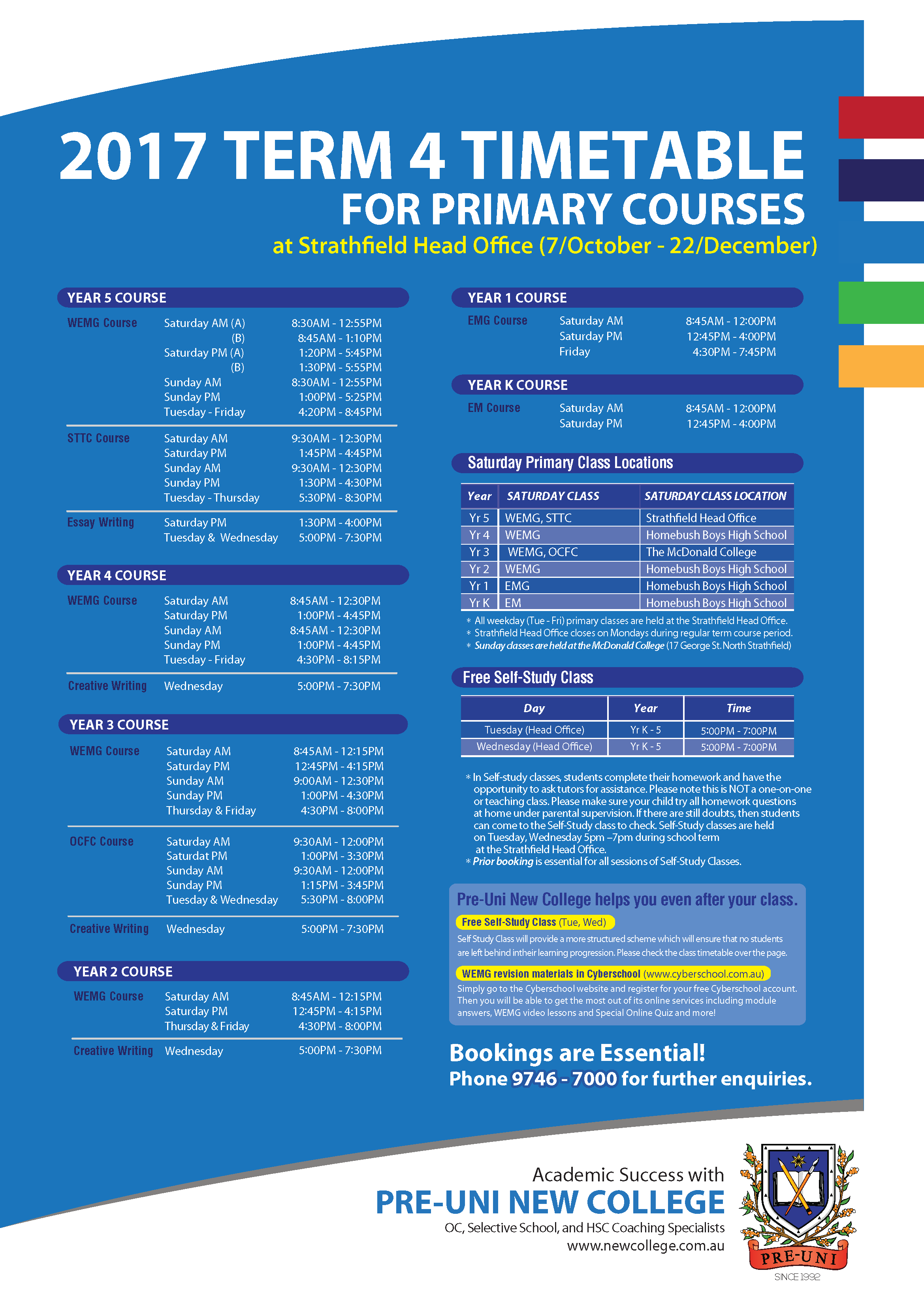 Cyberschool - Get a head start in Term 4 with Pre-Uni New College