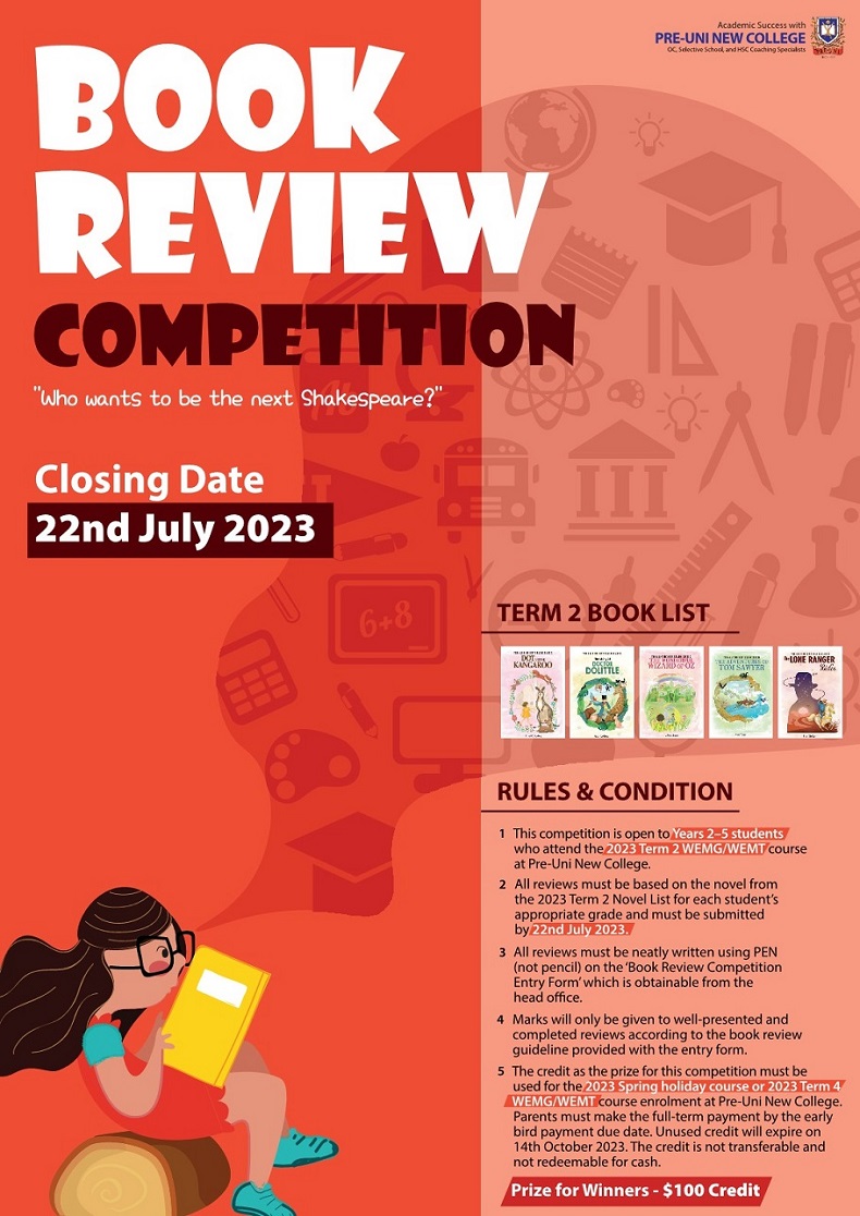 Cyberschool - Term 2 Book Review Competition